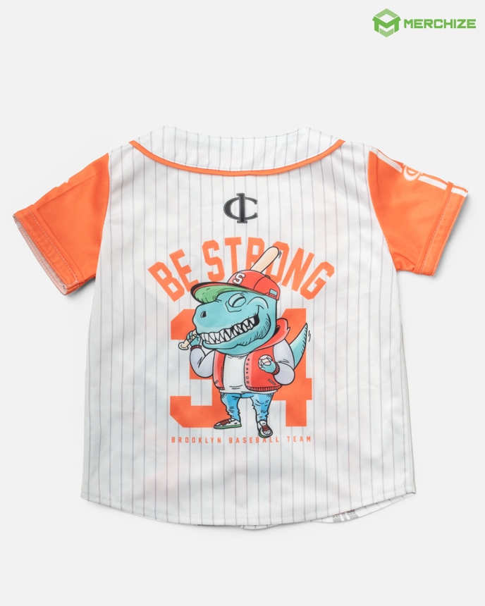 All-over Print Kids and Youth Baseball Jersey - Print on Demnad | Merchize