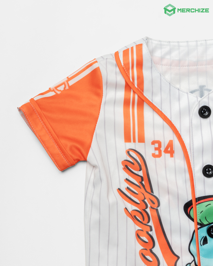 All-over Print Kids and Youth Baseball Jersey - Print on Demnad | Merchize