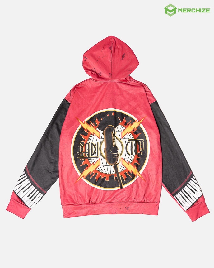 All-over Print Full Zip Up Hoodie (Lightweight) - Print on demand ...