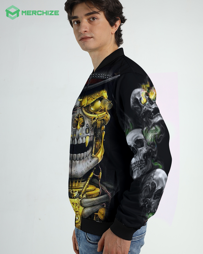 All-over Print Quilt Bomber Jacket - Print On Demand | Merchize