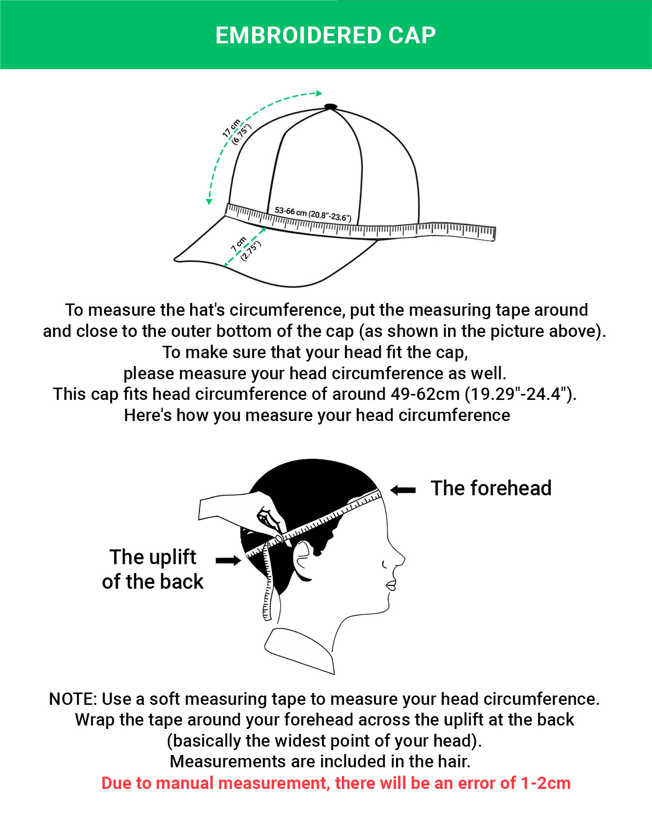 Embroidered Cap - Print on Demand | Merchize