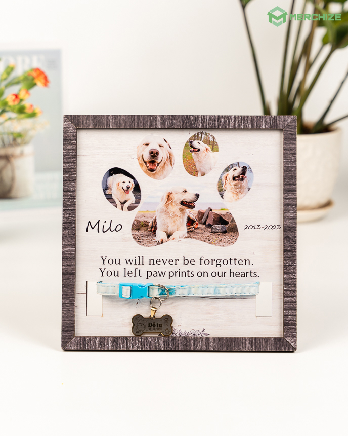 Memorial Pet Collar Sign - Print On Demand | Merchize
