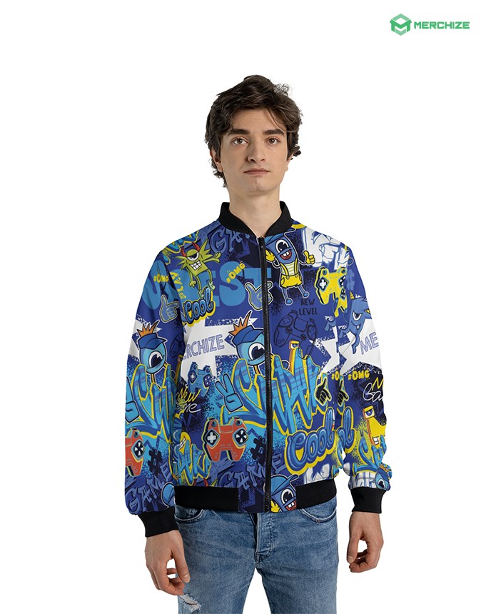All-over Print Bomber Jacket - Print On Demand | Merchize