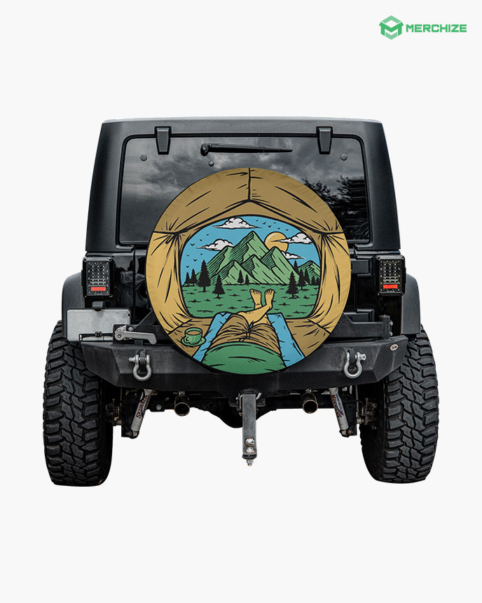 Custom Spare Tire Cover - Print On Demand - Merchize