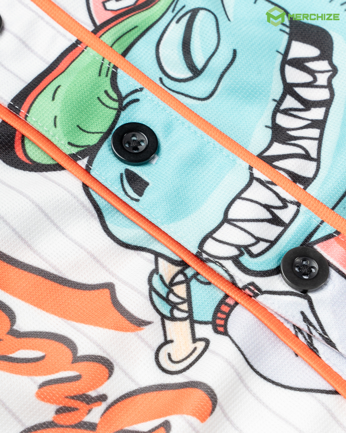 All-over Print Kids and Youth Baseball Jersey - Print on Demnad | Merchize