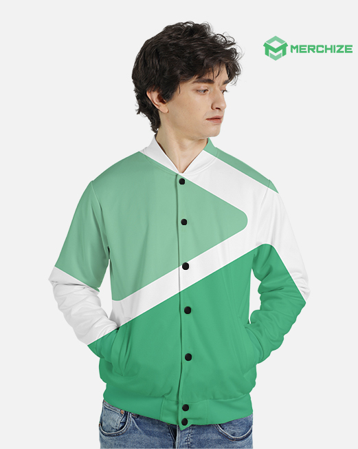 All-over Print Baseball Jacket - Print On Demand | Merchize
